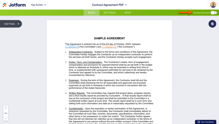 How to Preview Document From a Different Signer’s Point of View