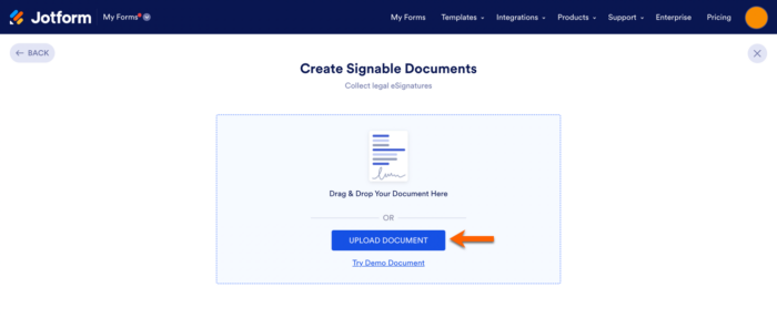 How to Upload Your PDF to Jotform Sign