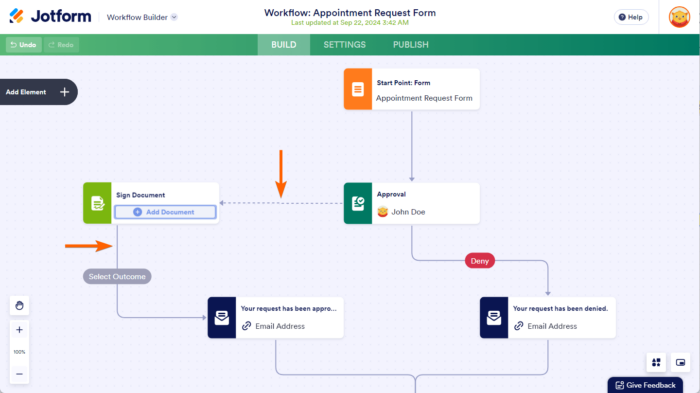 How to Request Electronic Signatures With Jotform Workflows