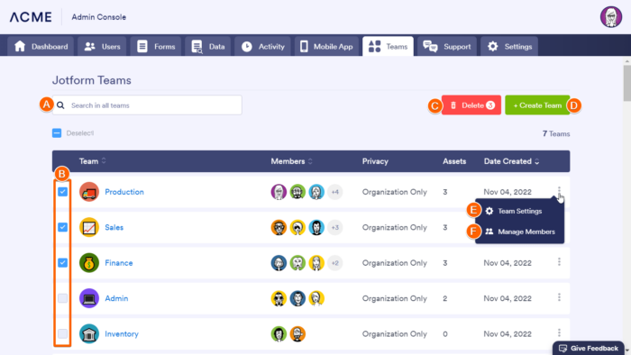 How to Manage All Teams As Server Admin