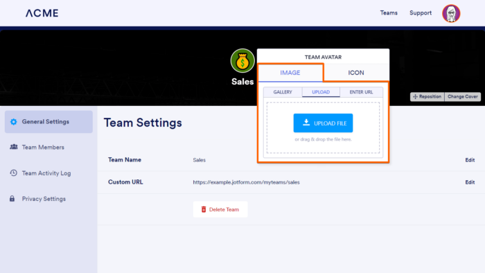 How to Customize Your Team Workspace