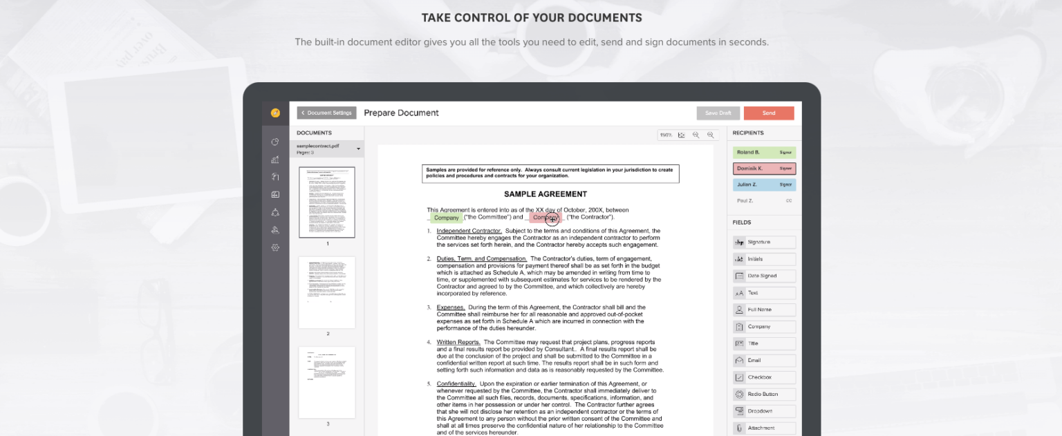 Comparing Xodo Sign (formerly eversign) vs HelloSign (now Dropbox Sign ...