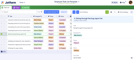 Organize your team with a task management dashboard | The Jotform Blog