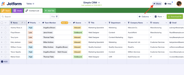 How to display Jotform submissions on your website | The Jotform Blog