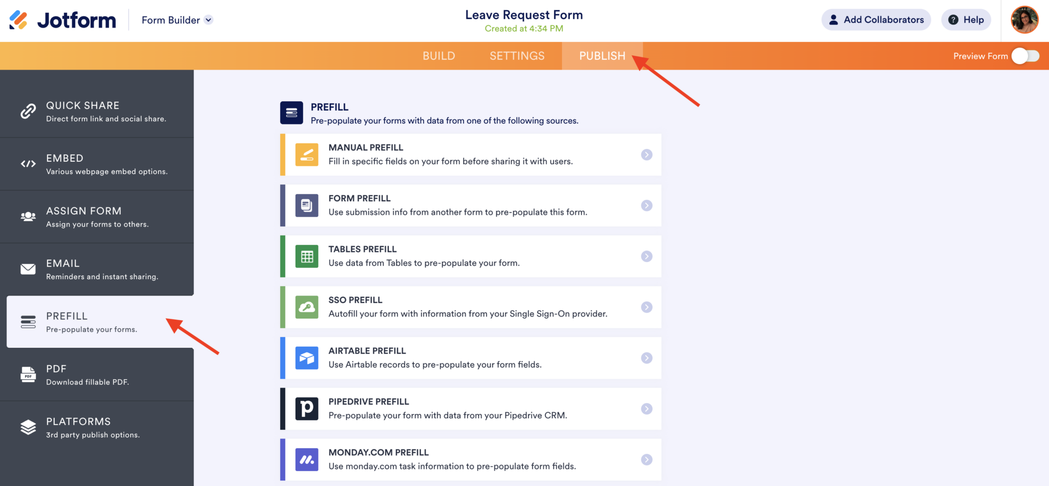 Announcing Jotform Prefill