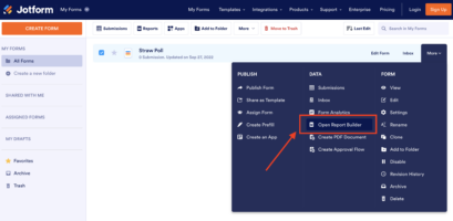 How to create a live dashboard using Jotform Report Builder | The Jotform Blog