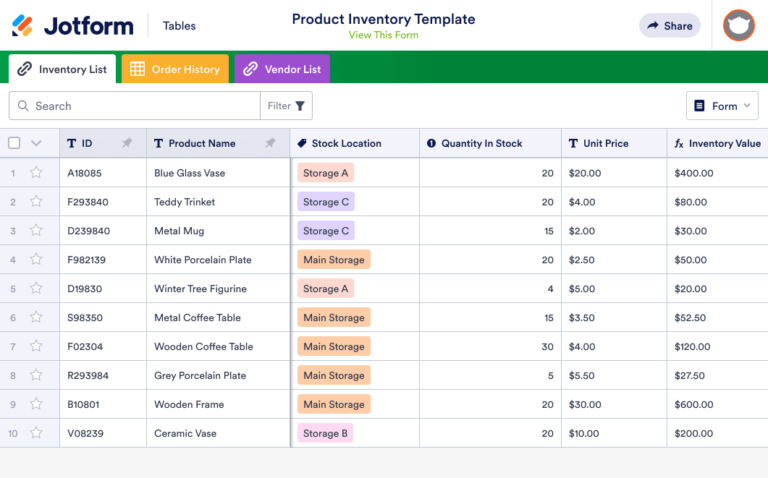4 benefits of inventory management automation | The Jotform Blog