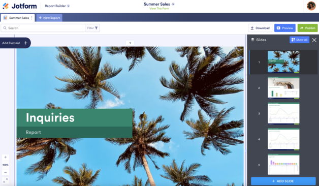 Announcing Jotform Report Builder