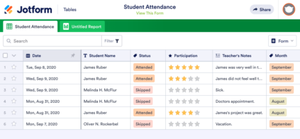 QR code attendance tracking for businesses and classrooms | The Jotform ...