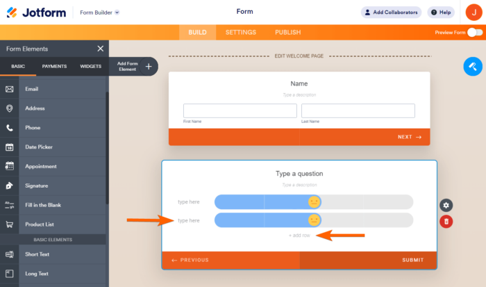 How to Set Up the Emoji Slider in Jotform Cards?
