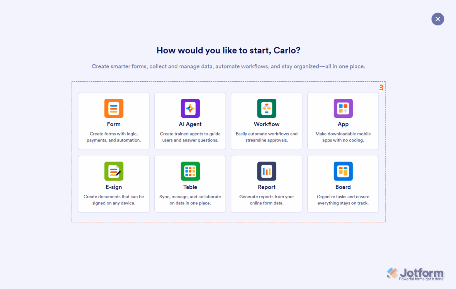 How to Create New Assets in Jotform Teams