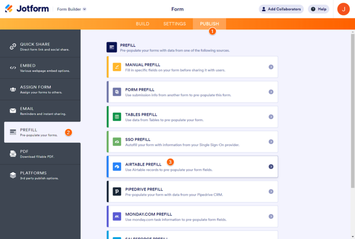 How to Prefill a Form Using the Data From Airtable