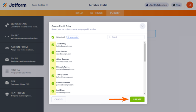How to Prefill a Form Using the Data From Airtable