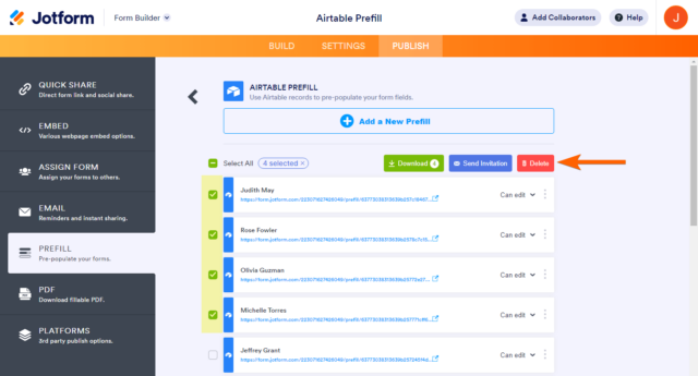 How to Prefill a Form Using the Data From Airtable