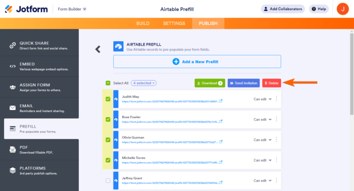 How to Prefill a Form Using the Data From Airtable