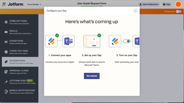 How to Integrate Microsoft Teams with Jotform