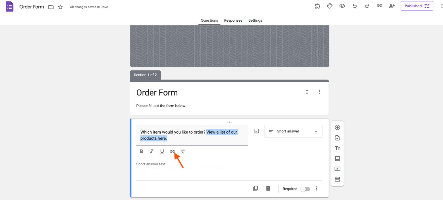 How to add a link to a Google Form | The Jotform Blog