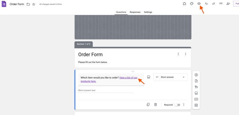 How to add a link to a Google Form | The Jotform Blog