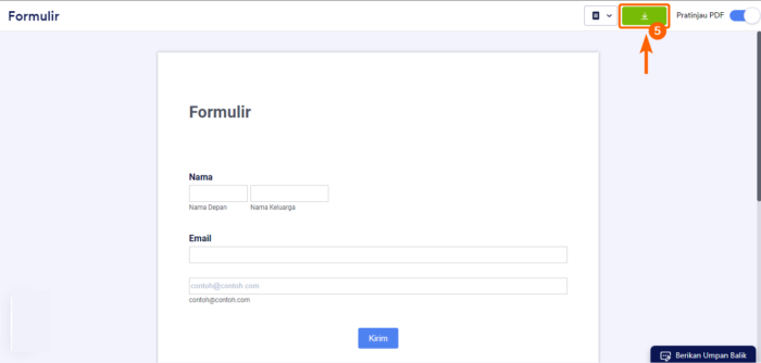 Cara Membuat Formulir PDF