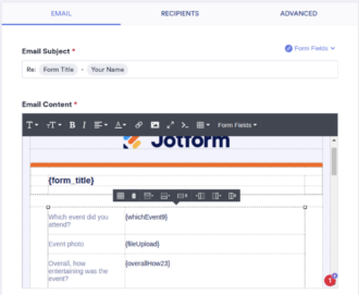How to set up a group notification for form submissions | The Jotform Blog