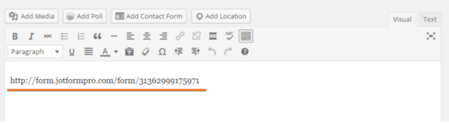 How to add a WordPress contact form without a plug-in | The Jotform Blog