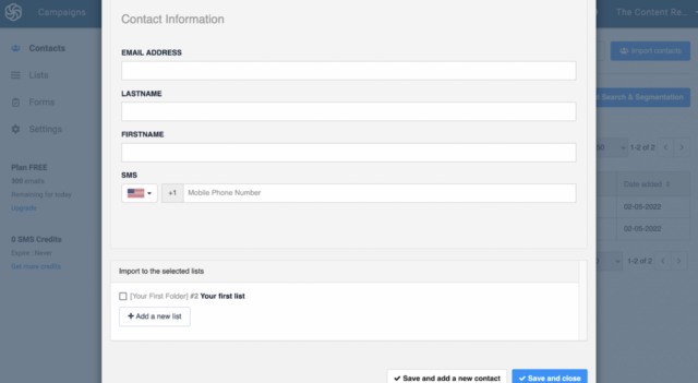 How to update a Sendinblue contact | The Jotform Blog