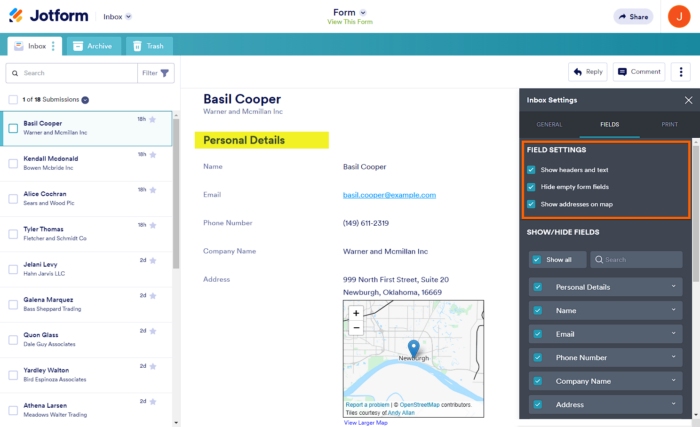 How to Access and Change the Settings of Jotform Inbox