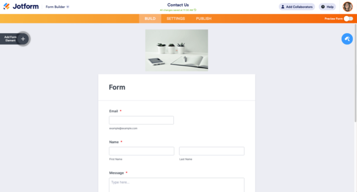 How to Change a Preview Image when you Share a Form on Social Media