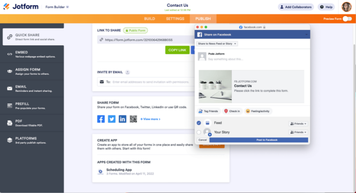 How to Change a Preview Image when you Share a Form on Social Media