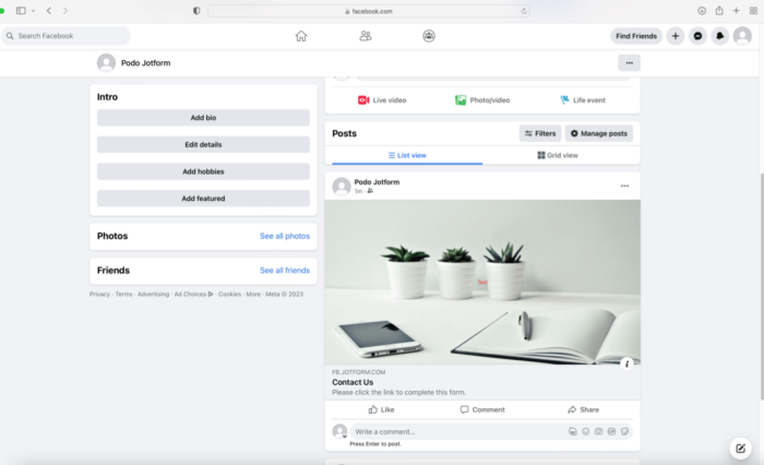 How to Change a Preview Image when you Share a Form on Social Media
