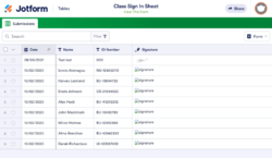 How to create a QR code sign-in sheet for classes and events | The Jotform Blog
