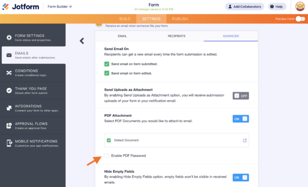 New Feature Create Password Protected Pdfs For Submission Emails The Jotform Blog