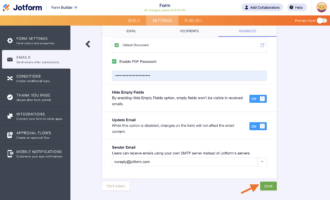 New feature: Create password protected PDFs for submission emails | The Jotform Blog
