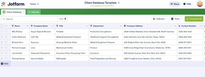 5 tips for tracking your clients’ information | The Jotform Blog