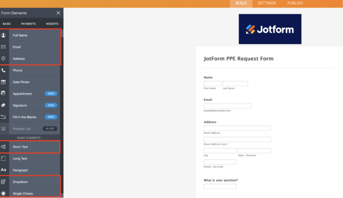 How to create a PPE request form | The Jotform Blog