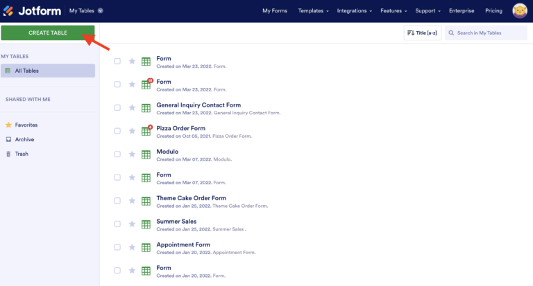 Managing your year-end inventory with Jotform Tables | The Jotform Blog