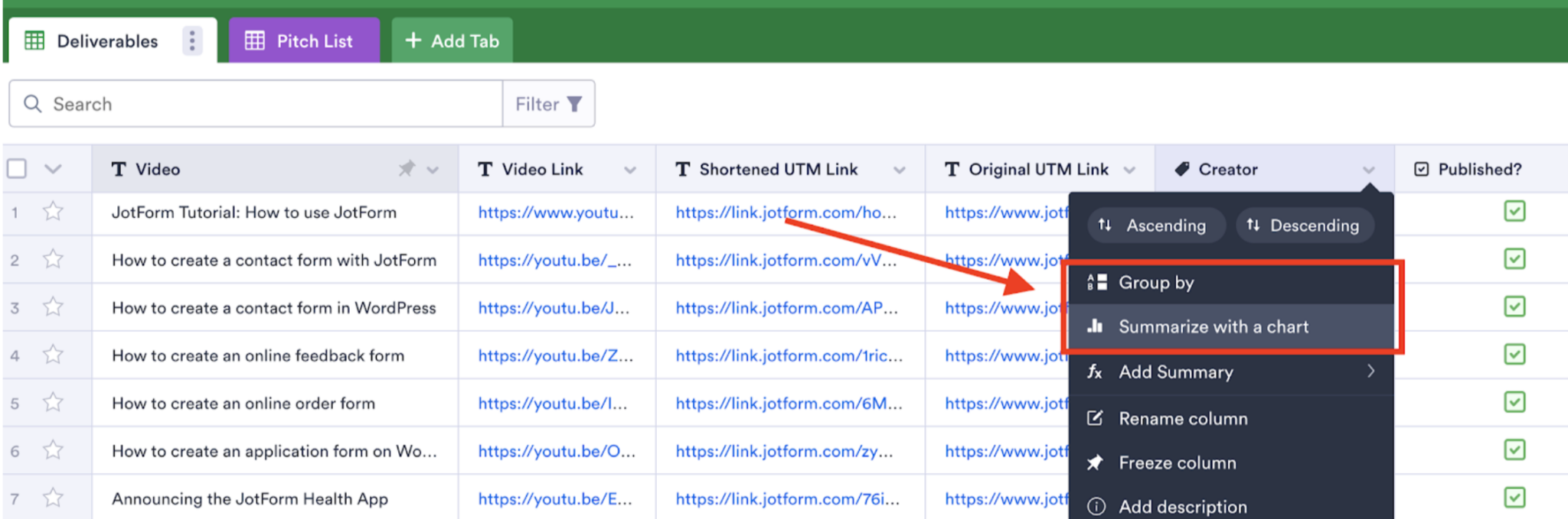 How I use Jotform Tables to stay organized for my job | The Jotform Blog