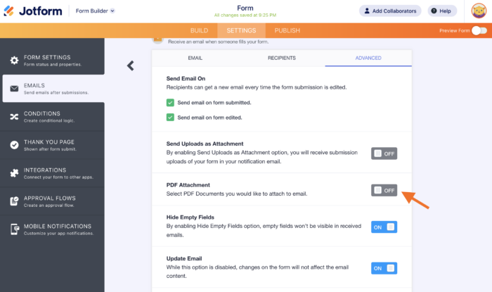 New feature: Create password protected PDFs for submission emails | The Jotform Blog