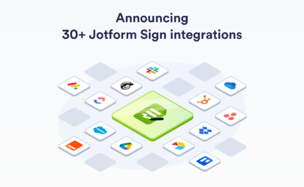 Announcing 30+ integrations for Jotform Sign | The Jotform Newsletters