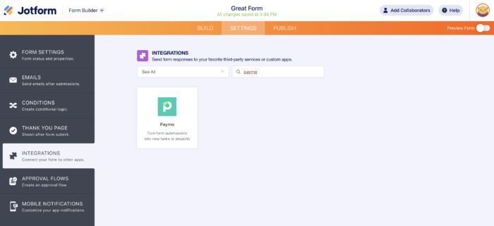 Introducing a new Paymo integration | The Jotform Blog