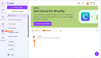 How to Add and Embed a Form to Canva