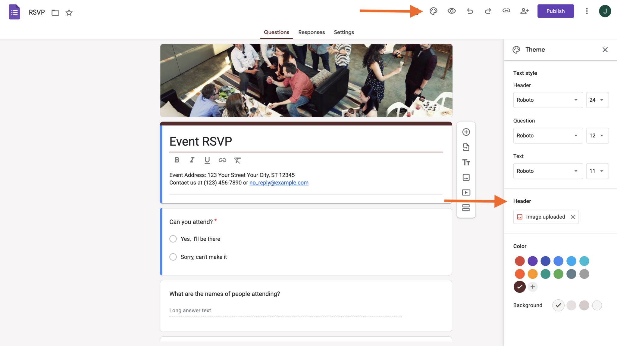 Everything about Google Forms header image size | The Jotform Blog