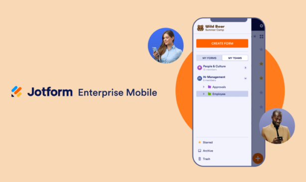 Announcing a new mobile app for Jotform Enterprise | The Jotform Newsletters
