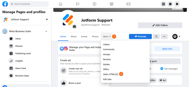 Adding a Form to Facebook Using Custom Iframe App