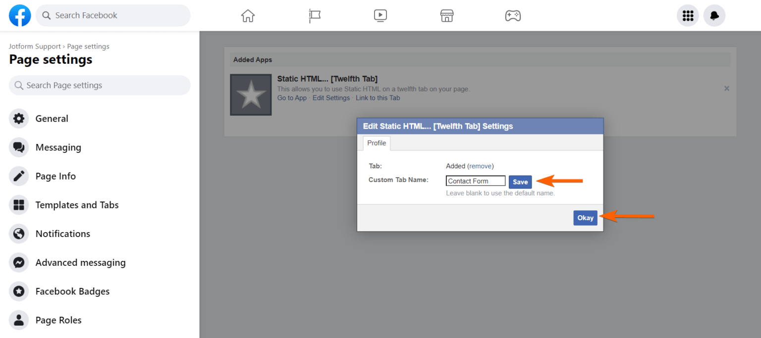 Adding a Form to Facebook Using Custom Iframe App