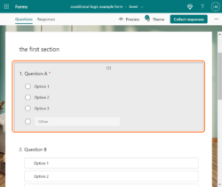 How to add conditional logic in Microsoft Forms | The Jotform Blog