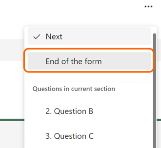 How to add conditional logic in Microsoft Forms | The Jotform Blog