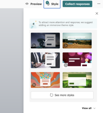 How to change Microsoft Forms themes | The Jotform Blog