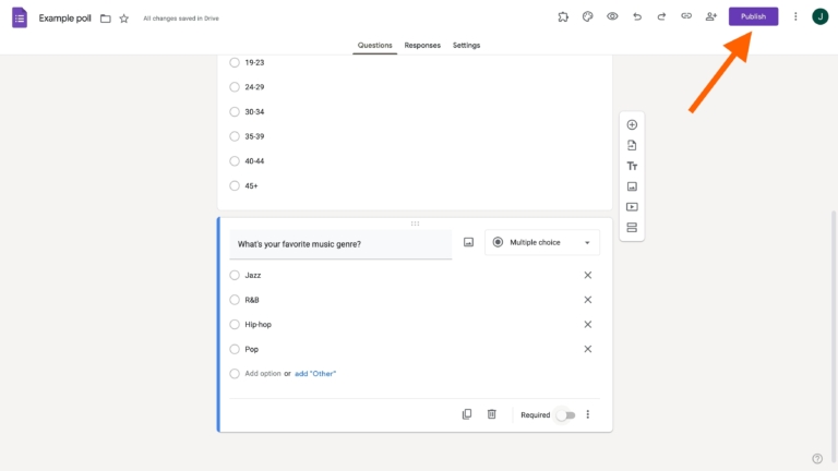 How to make a poll in Google Forms in 2025 | The Jotform Blog
