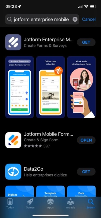 How to use Jotform Enterprise Mobile